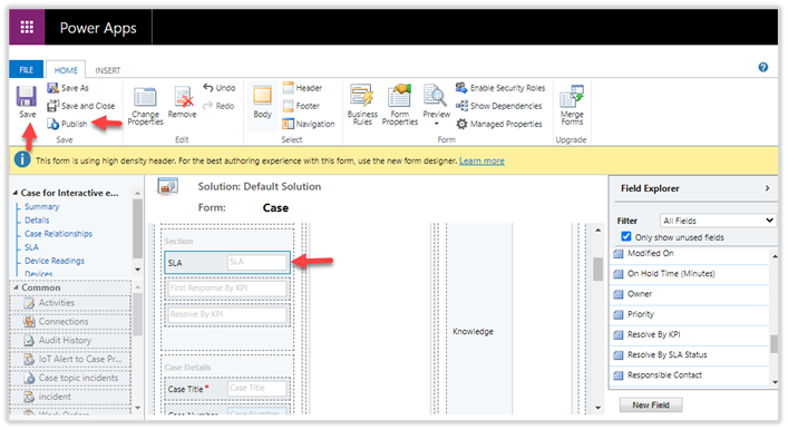 Manually Apply An SLA - MindCurve